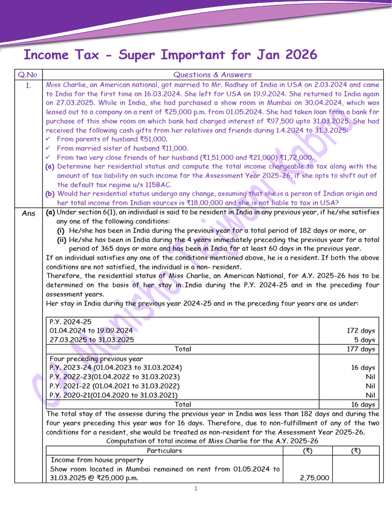 Income Tax Super Important for Jan 2026_1766040938748 | PDF ...