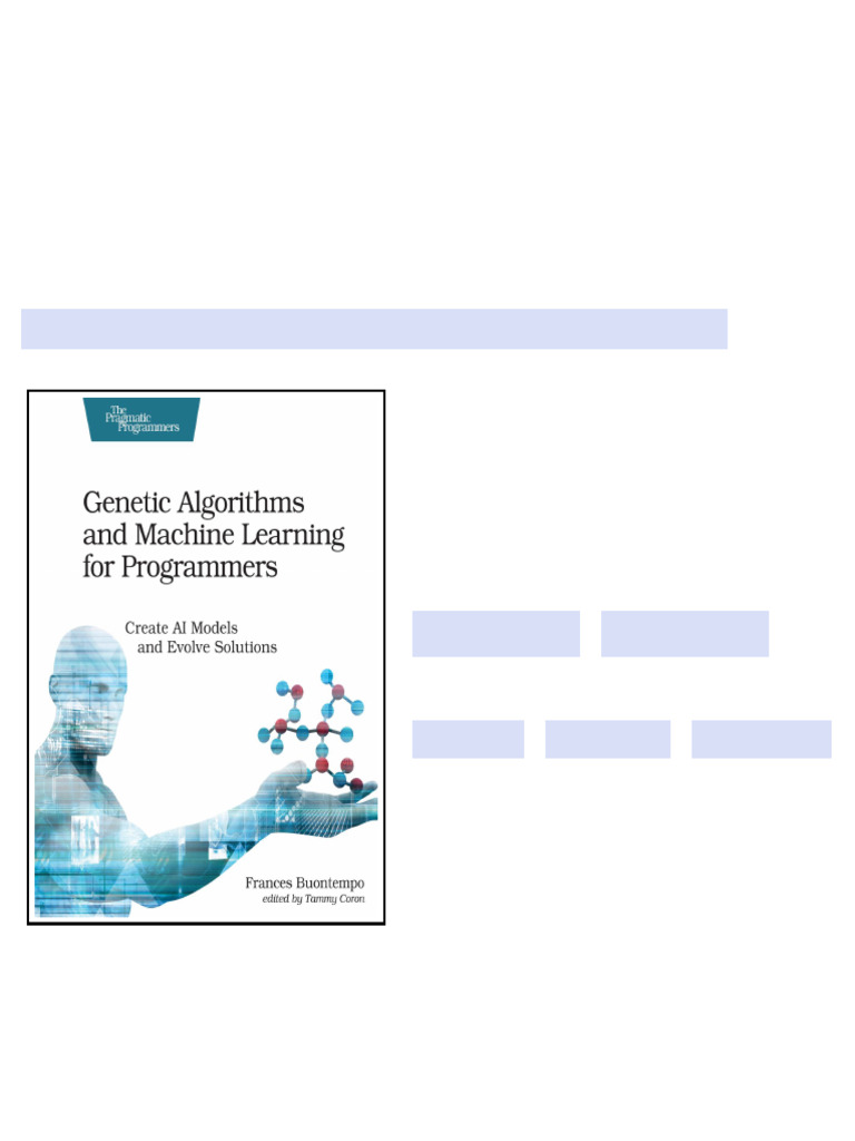 Genetic Algorithms and Machine Learning for Programmers full | PDF | Machine Learning