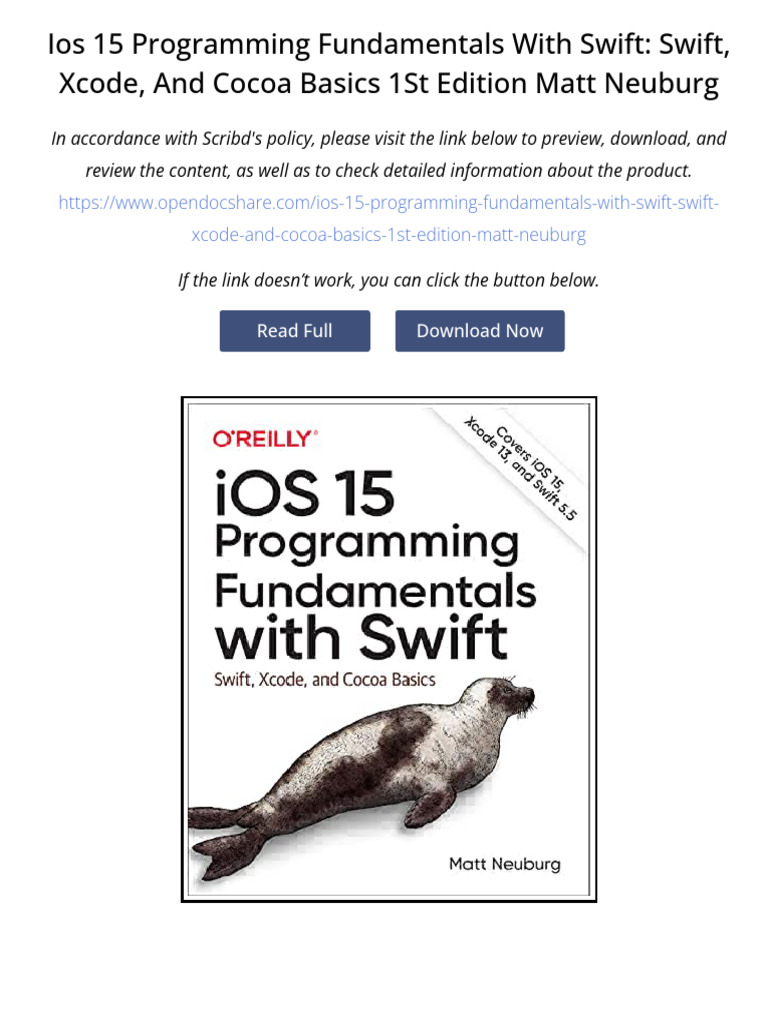 iOS 15 Programming Fundamentals with Swift: Swift, Xcode, and Cocoa ...