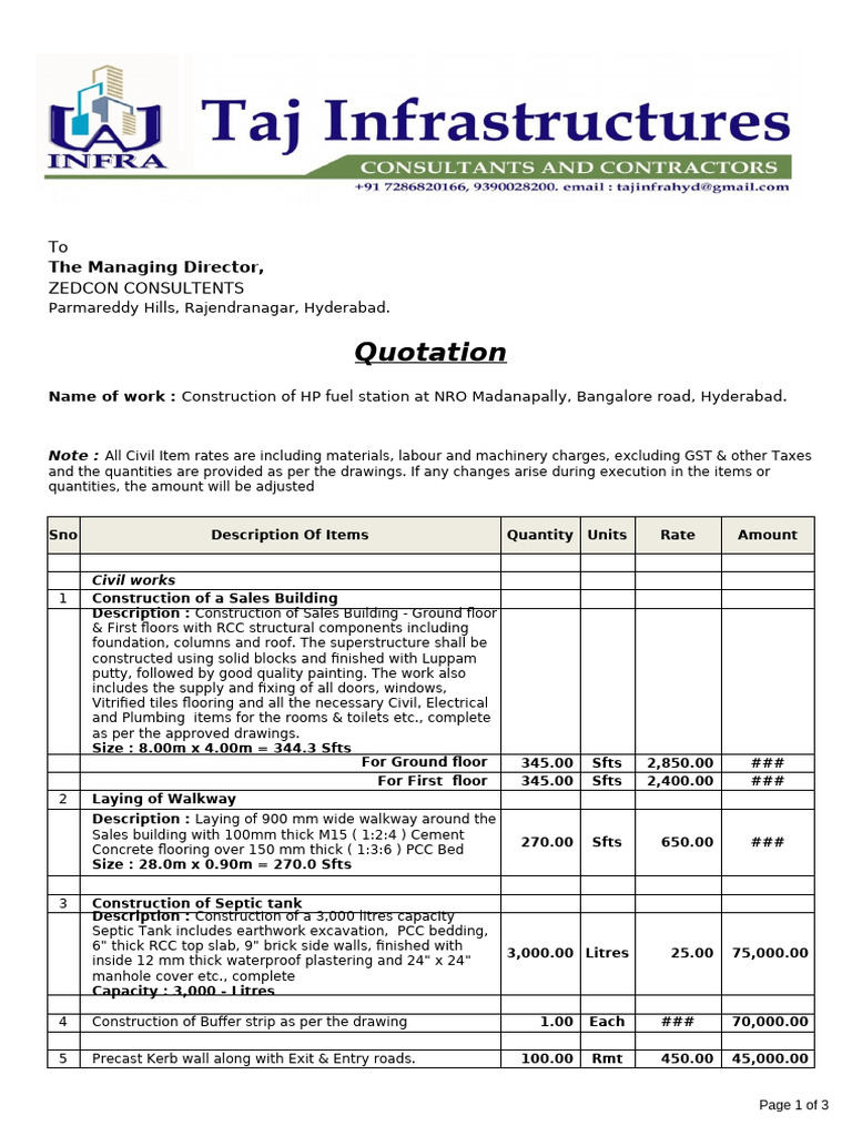 HP Fuel Station NRO Mpalli- Rev - 26.11.2025_042450 | PDF | Building ...