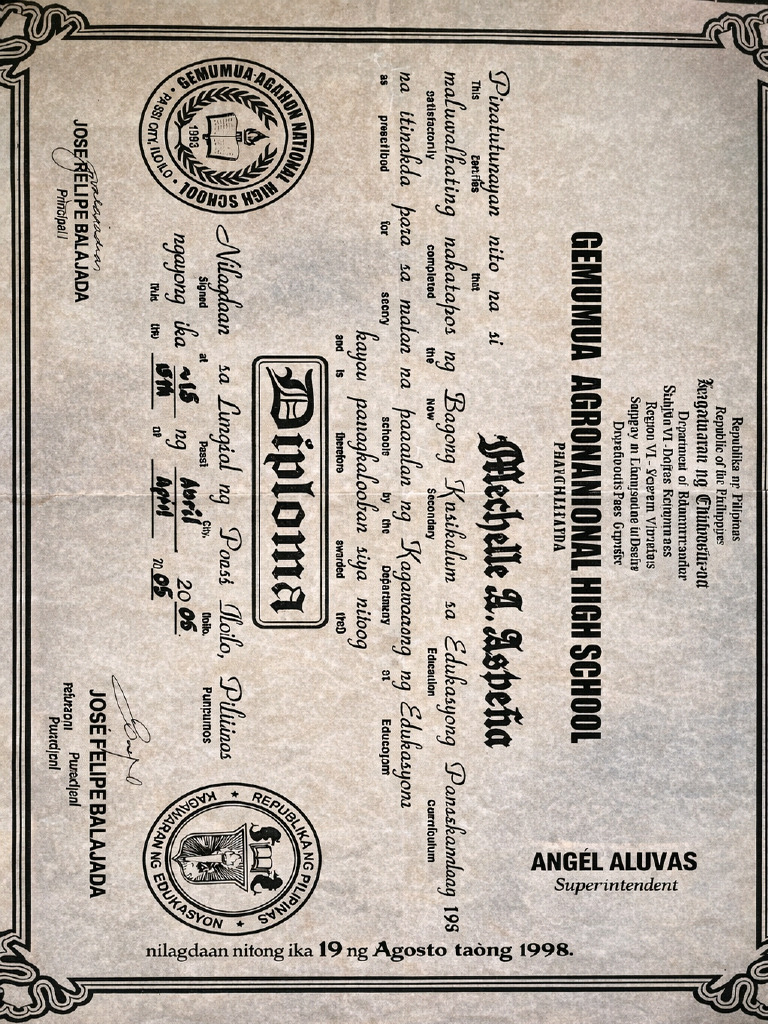 Diploma | PDF