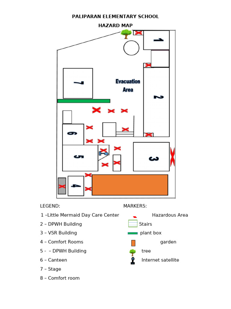 Paliparan Elementary School Hazard Map | PDF