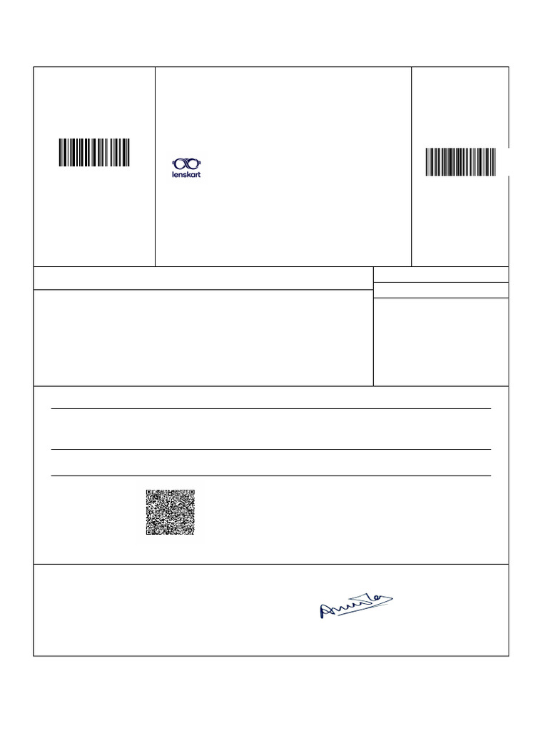 Lenskart Tax Invoice Details 2025 | PDF | Invoice | Payments