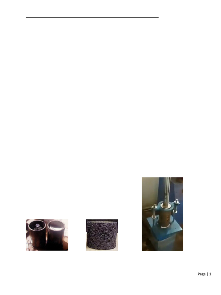 Marshall Stability Test for Asphalt Mix | PDF | Building Materials ...