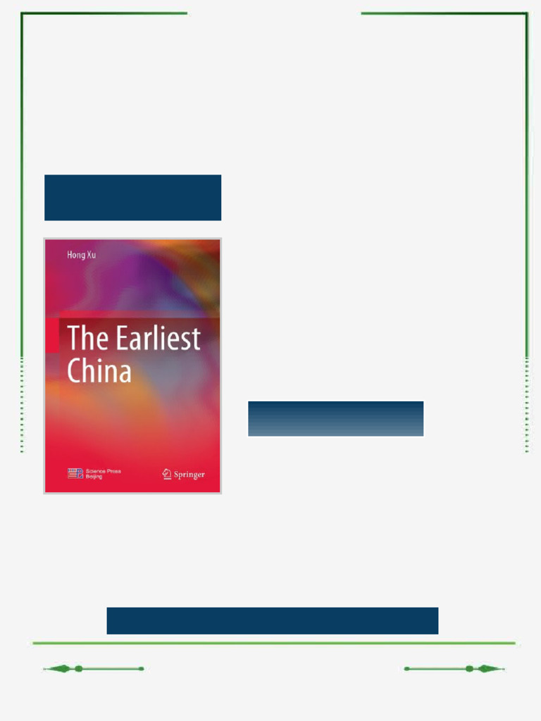 The Earliest China 1st Edition Hong Xu eBook digital version 2026 | PDF
