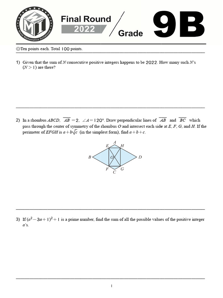 Math Problems and Solutions Guide | PDF | Geometry | Elementary Mathematics