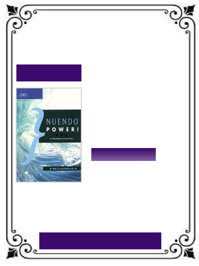 Nuendo Power 1st Edition Ashley (Ashley Shepherd) Shepherd ebook complete pdf edition | PDF ...