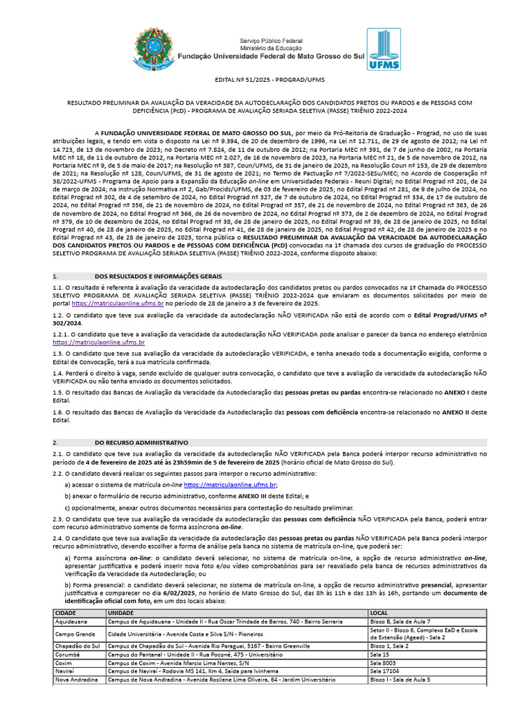 Pre_-Matri_cula 2025 - Contemplados (2 fase) | PDF