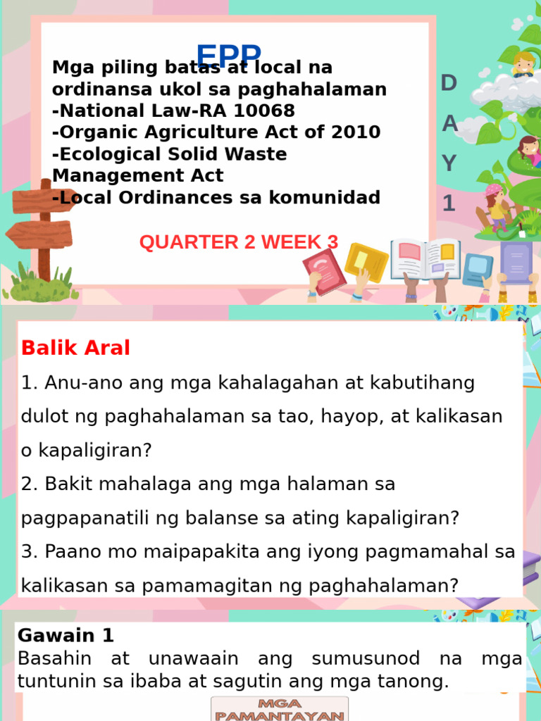 Q2 W3 Epp Matatag | PDF