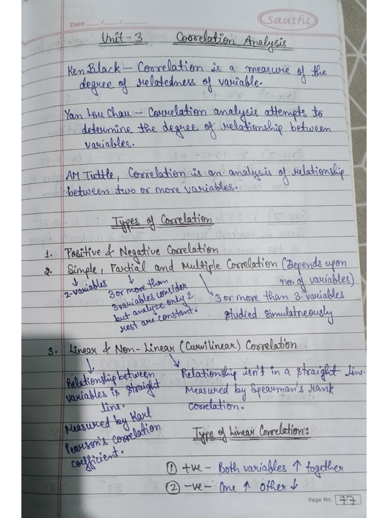 Statistics Unit 3 | PDF