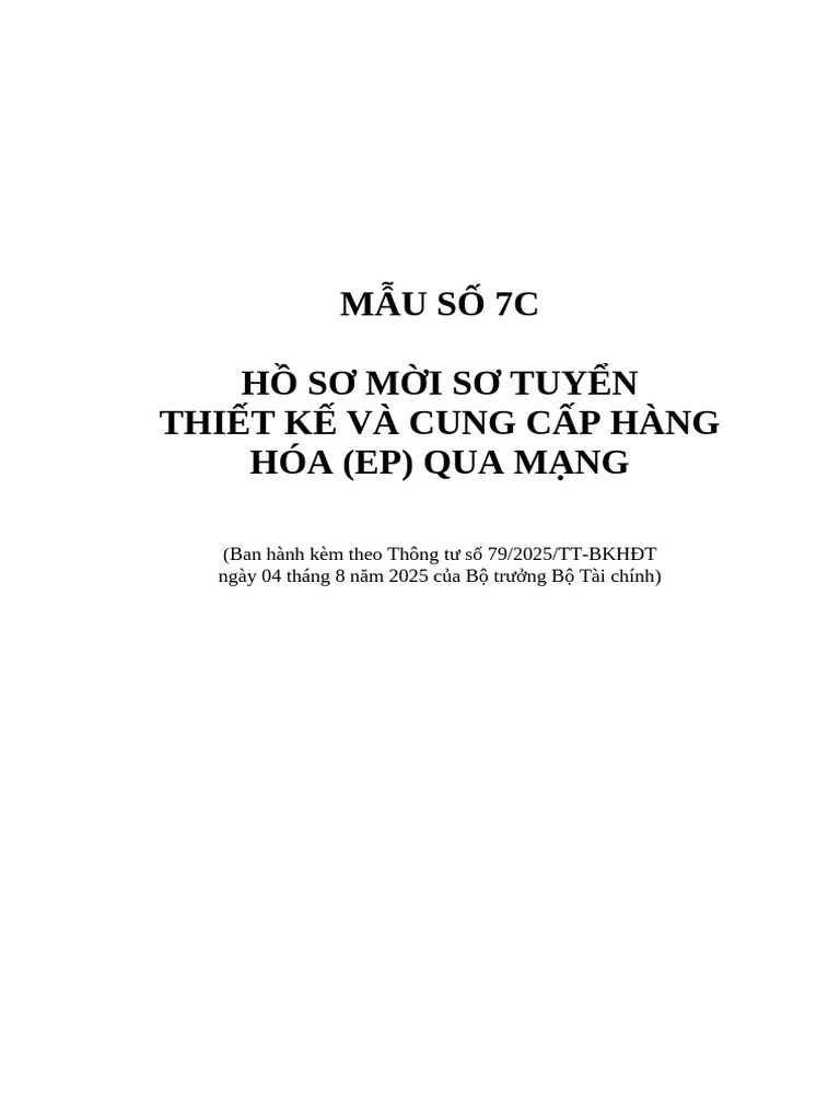 7. Mẫu Số 7c. E-hsmst_ep Sơ Tuyển | PDF