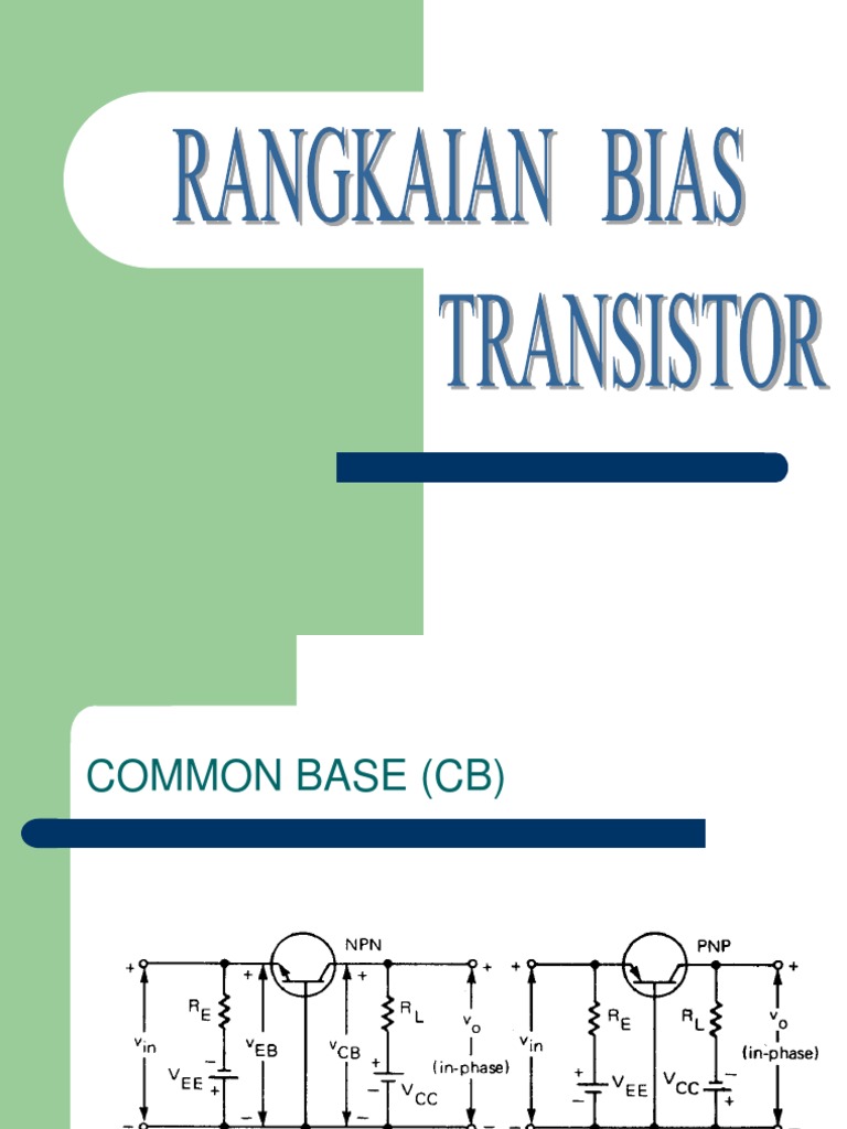5.rangkaian Bias Transistor | PDF | Metode & Bahan Ajar