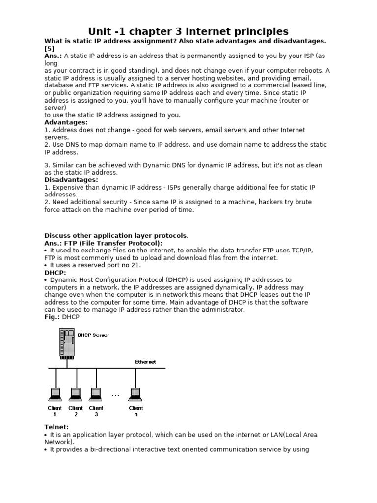 Internet Principles | PDF | Port (Computer Networking) | Domain Name System
