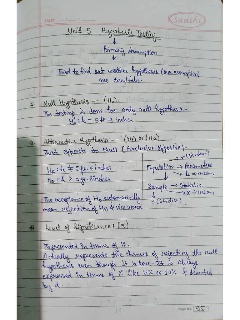 Statistics Unit 5 | PDF