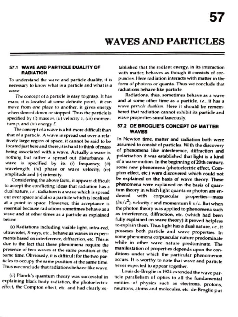 Wave-Particle Duality Explained | PDF | Electromagnetic Radiation ...