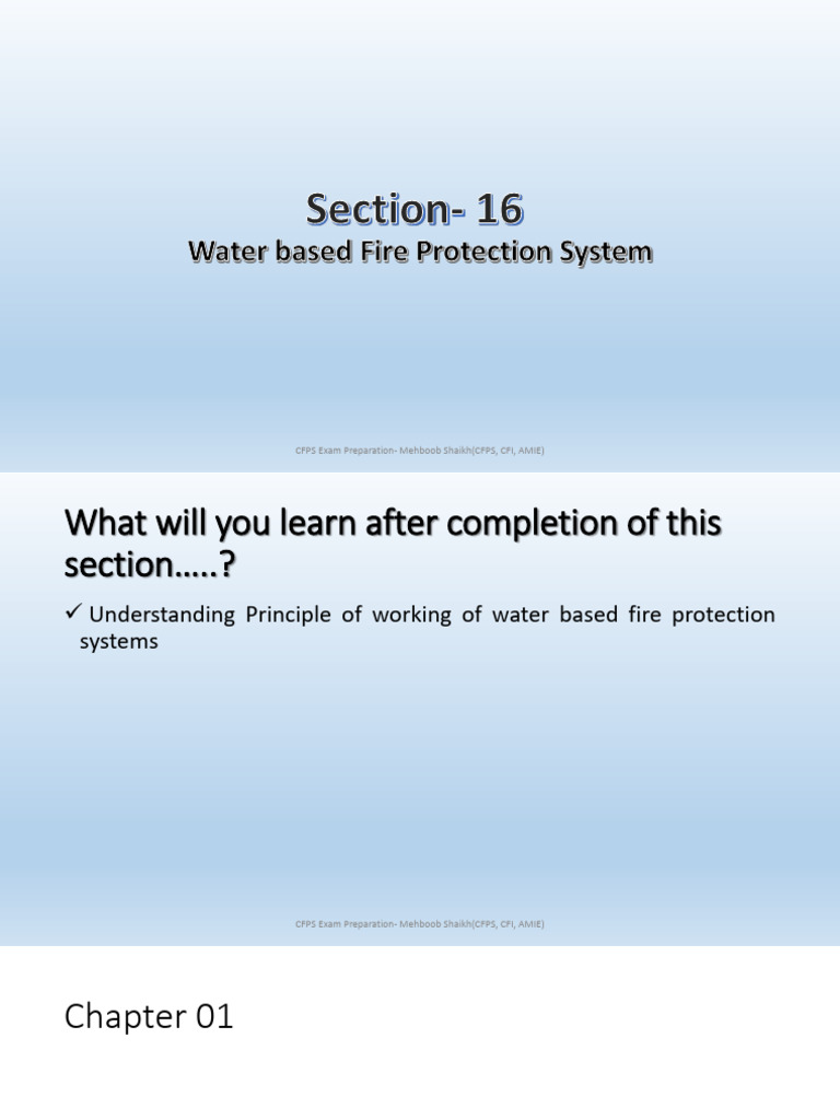 Section 16(Complete) | PDF | Fire Sprinkler System | Smoke