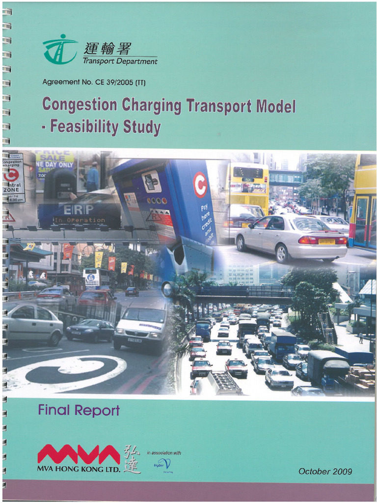 Congestion Charging Transport Model – Feasibility Study Final Report ...