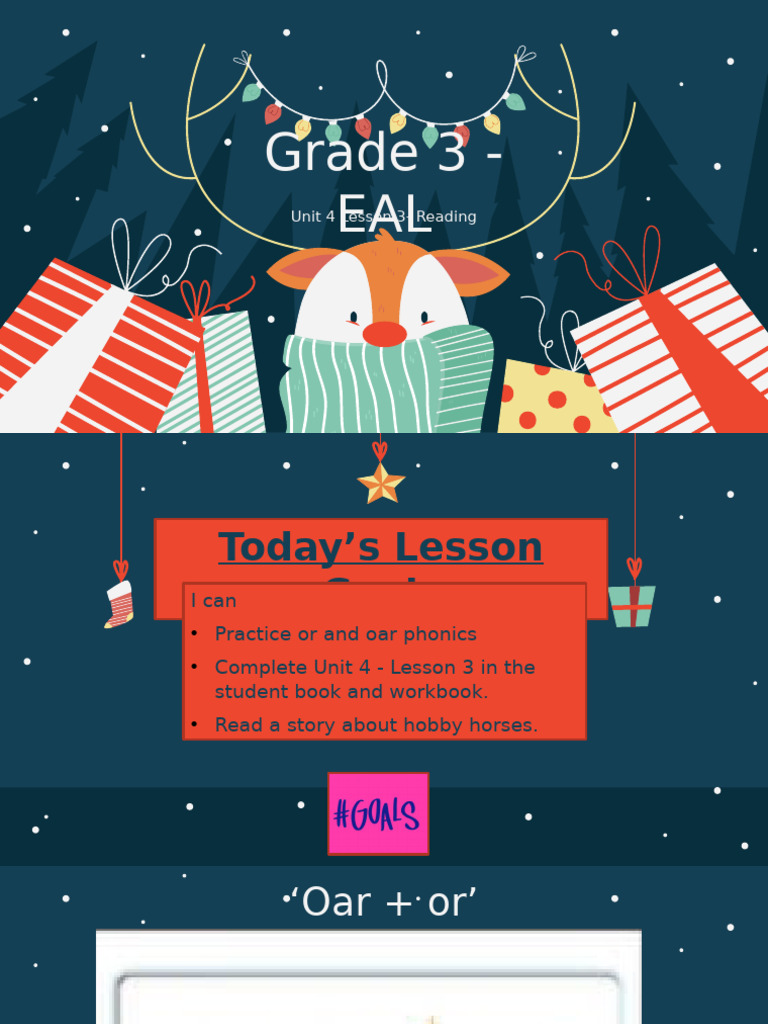 Grade 3 EAL Unit 4 Lesson 3 Reading | PDF