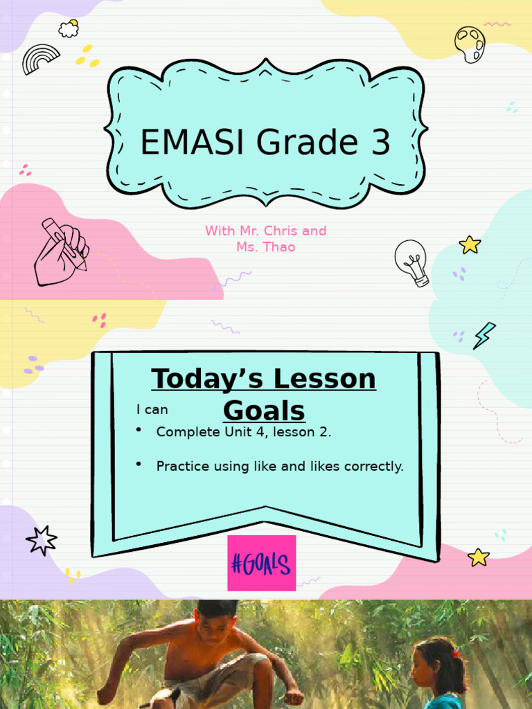 Grade 3 EAL - Lesson 2 | PDF