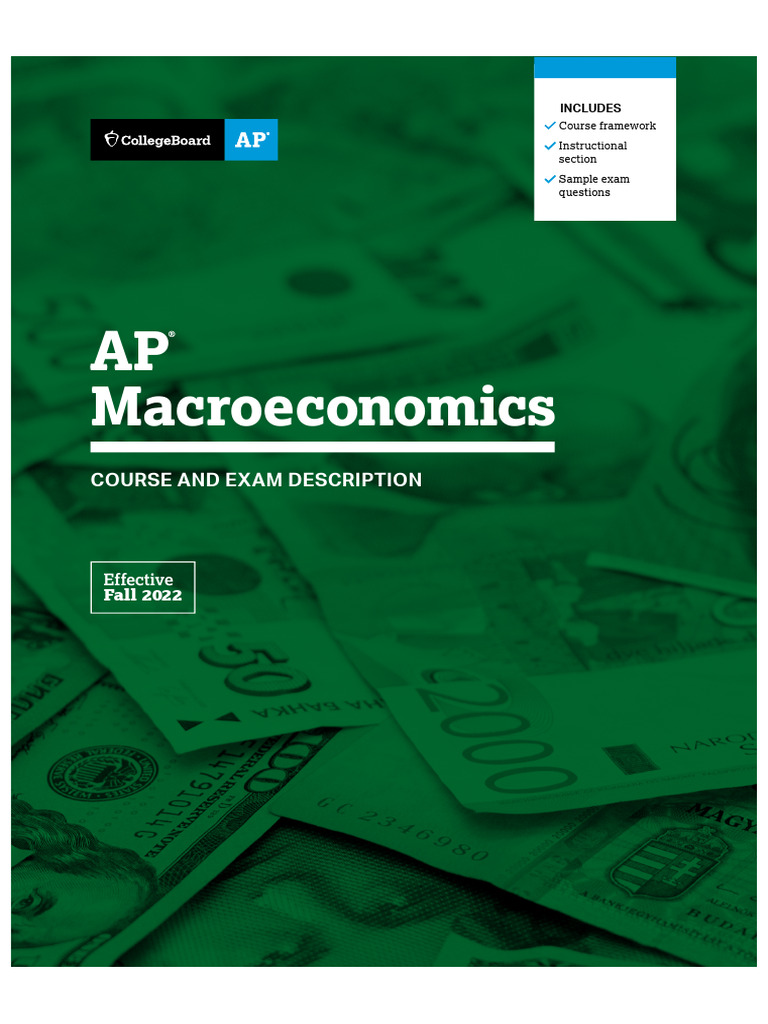 AP Macroeconomics Course Overview 2022 | PDF | Curriculum | Advanced ...