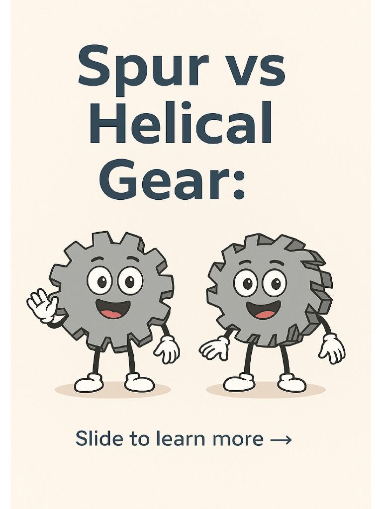 Spur Vs Helical Gears - A Complete Comparison | PDF
