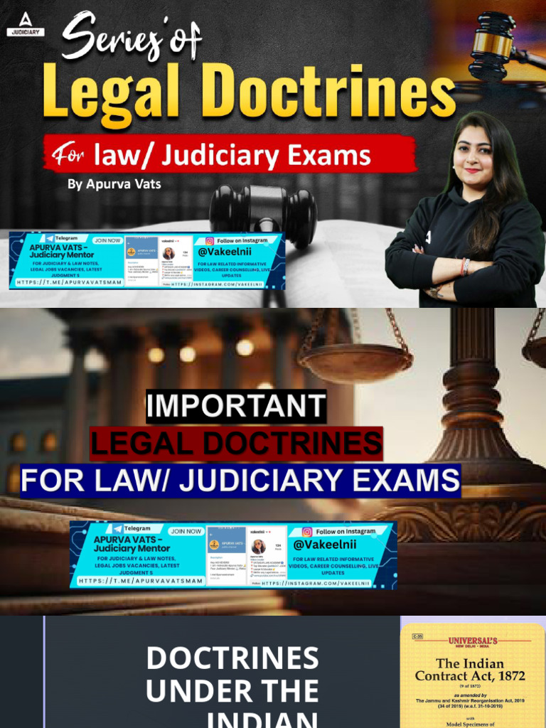 Doctrines Under the Indian Contract Act PDF | PDF | Consideration ...