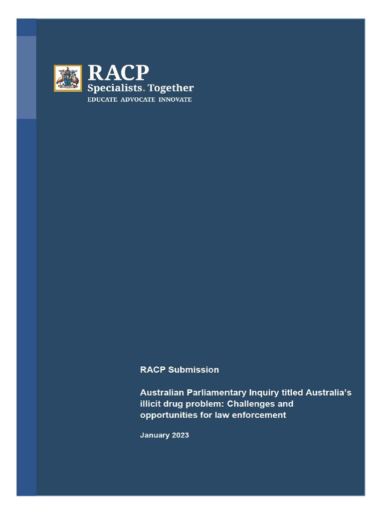 09. RACP | PDF | Substance Abuse | Substance Use Disorder