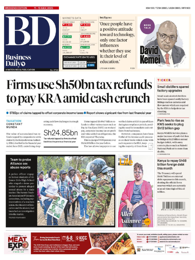 Business Daily 11th July 2025 | PDF