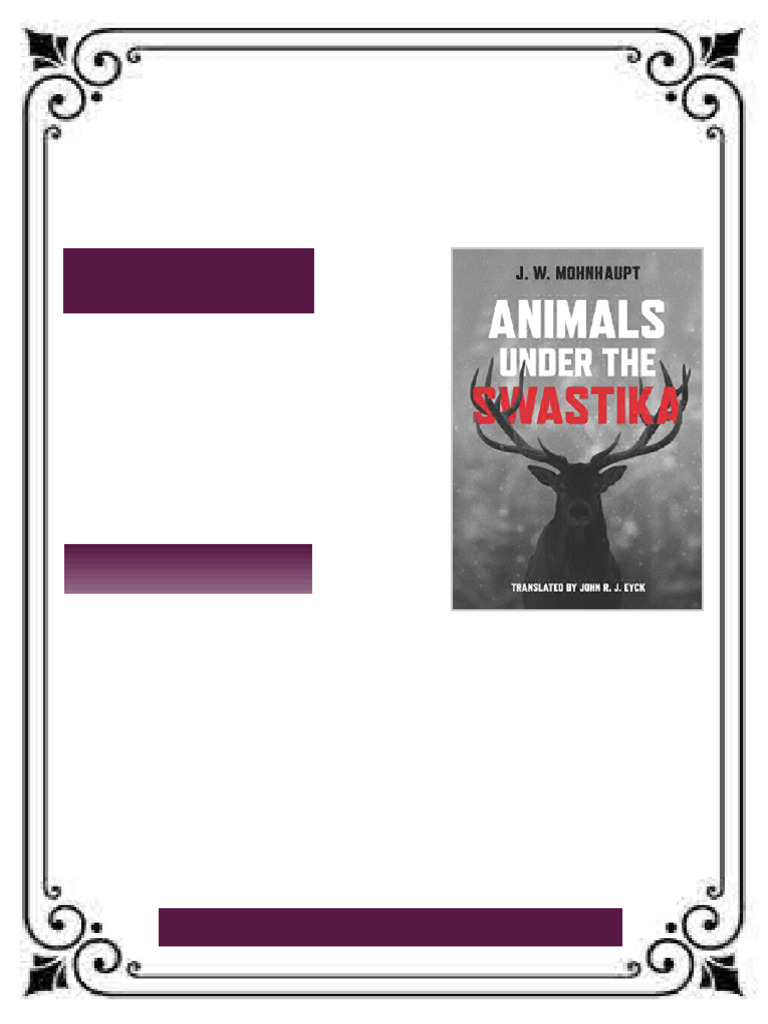 Animals under the Swastika First Edition Mohnhaupt eBook auto-download ...