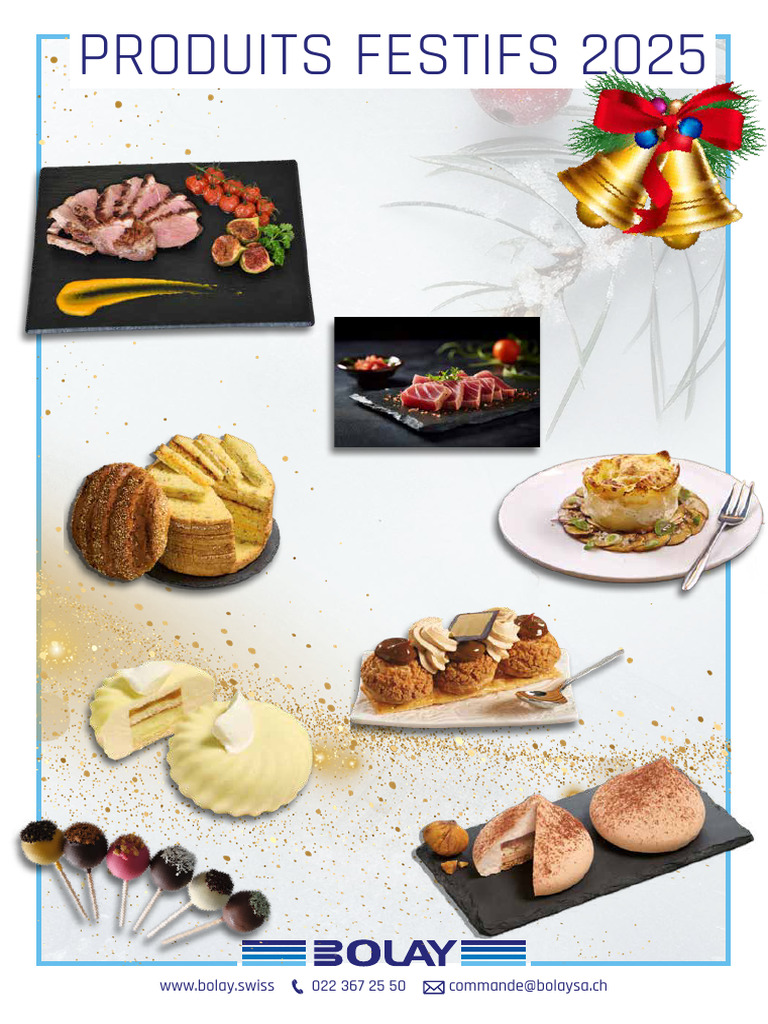 Produits Festifs 2025 : Catalogue Bolay | PDF | Pains | Légumes