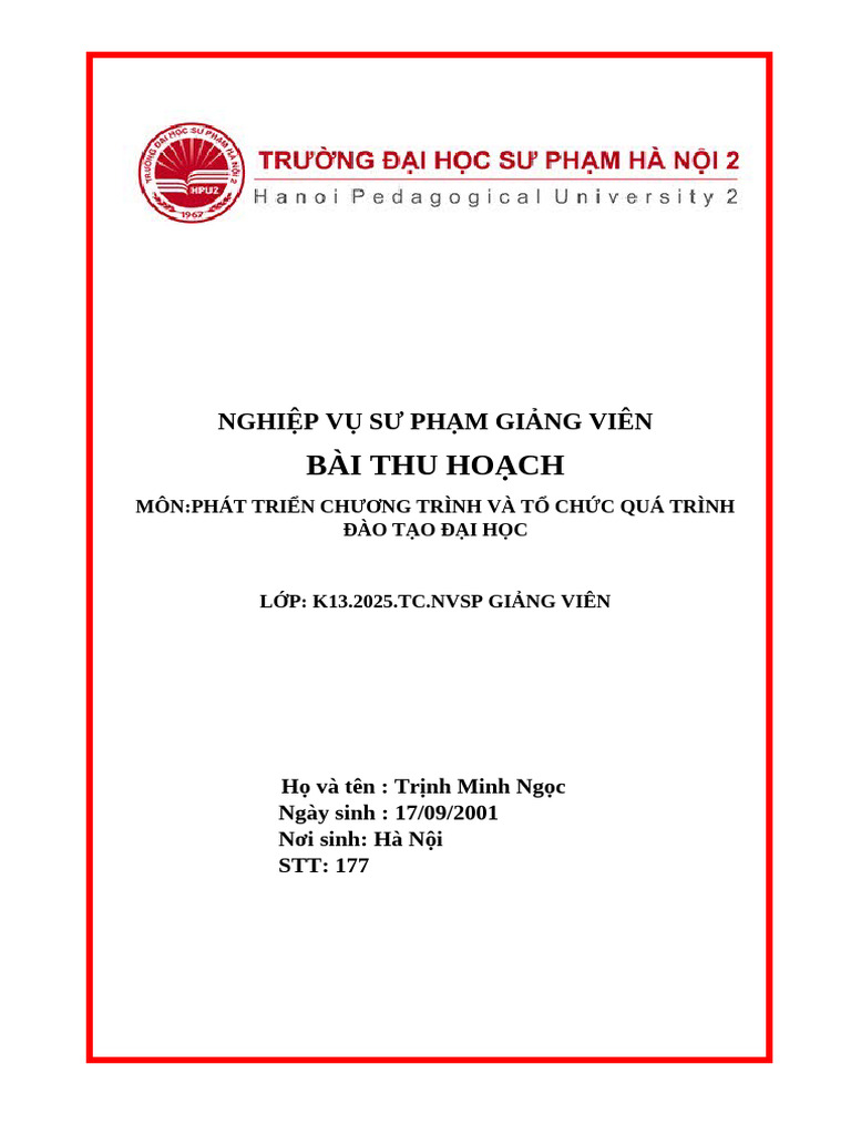 8. Phát Triển Ct Và Tc Qt Đt Đh | PDF