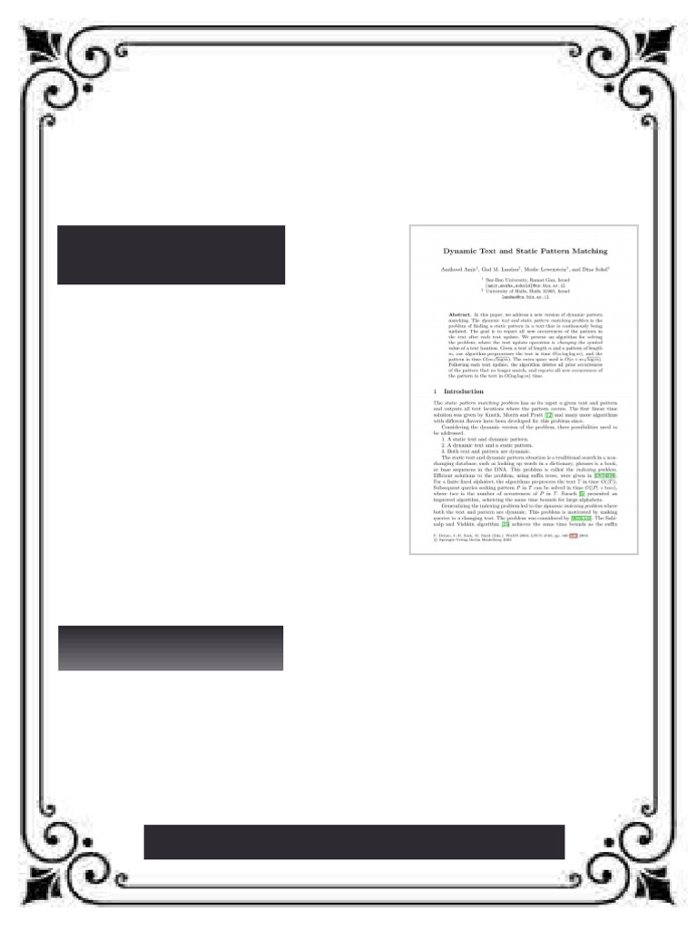 LNCS 2748 Dynamic Text and Static Pattern Matching 1st Edition by ...
