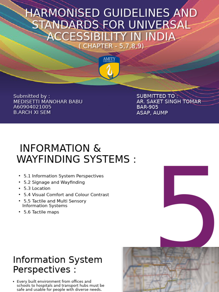 Universal Accessibility Guidelines India | PDF | Accessibility ...
