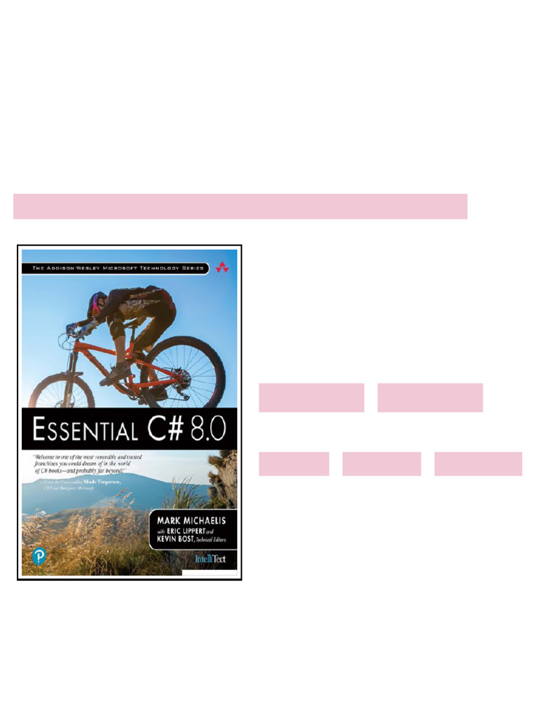 Essential C 80 7th Edition Mark Michaelis Kevin Bost Editor Eric ...
