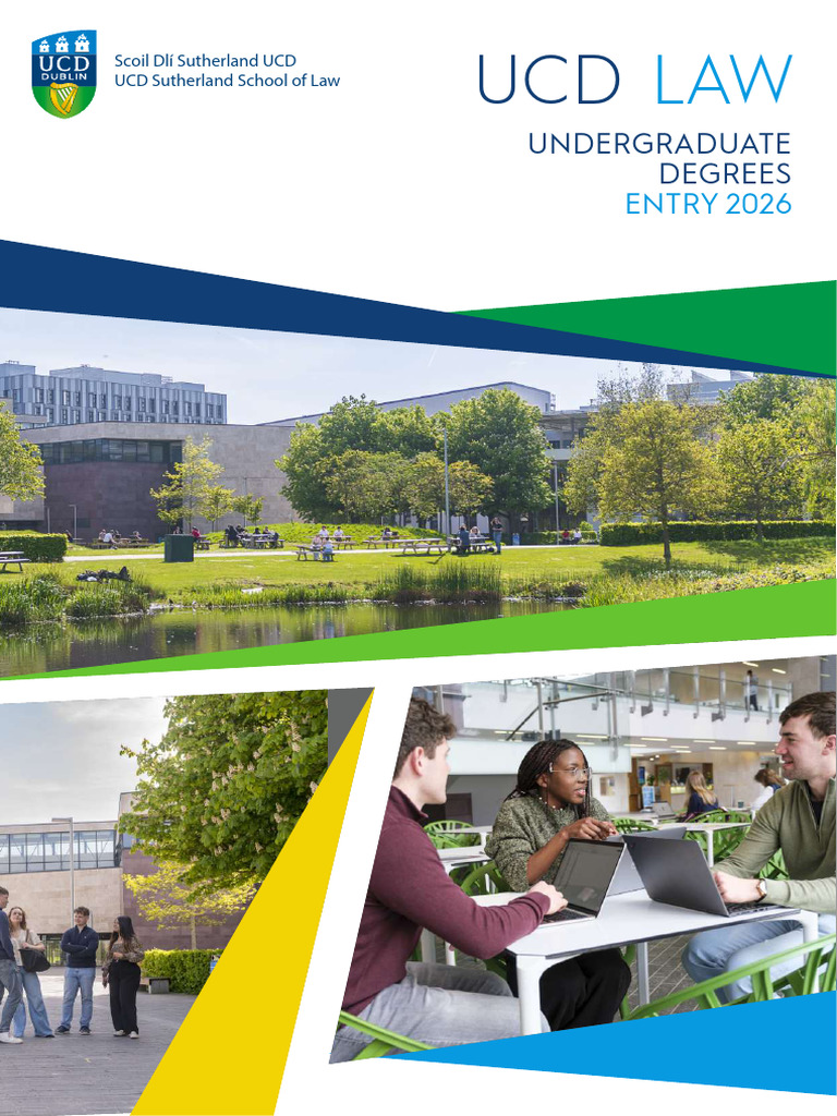 UCD School of Law Undergraduate Prospectus 2026 ENTRY | PDF ...
