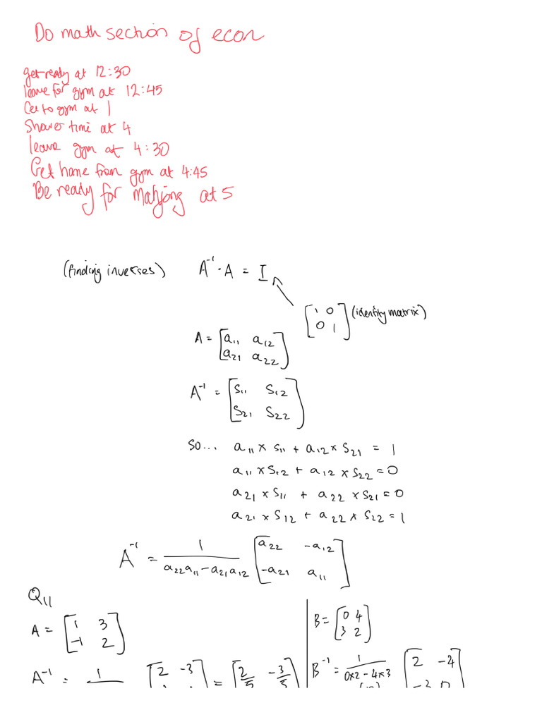 Do Math Section of Econ | PDF