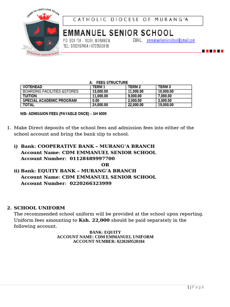 Fees Structure | PDF