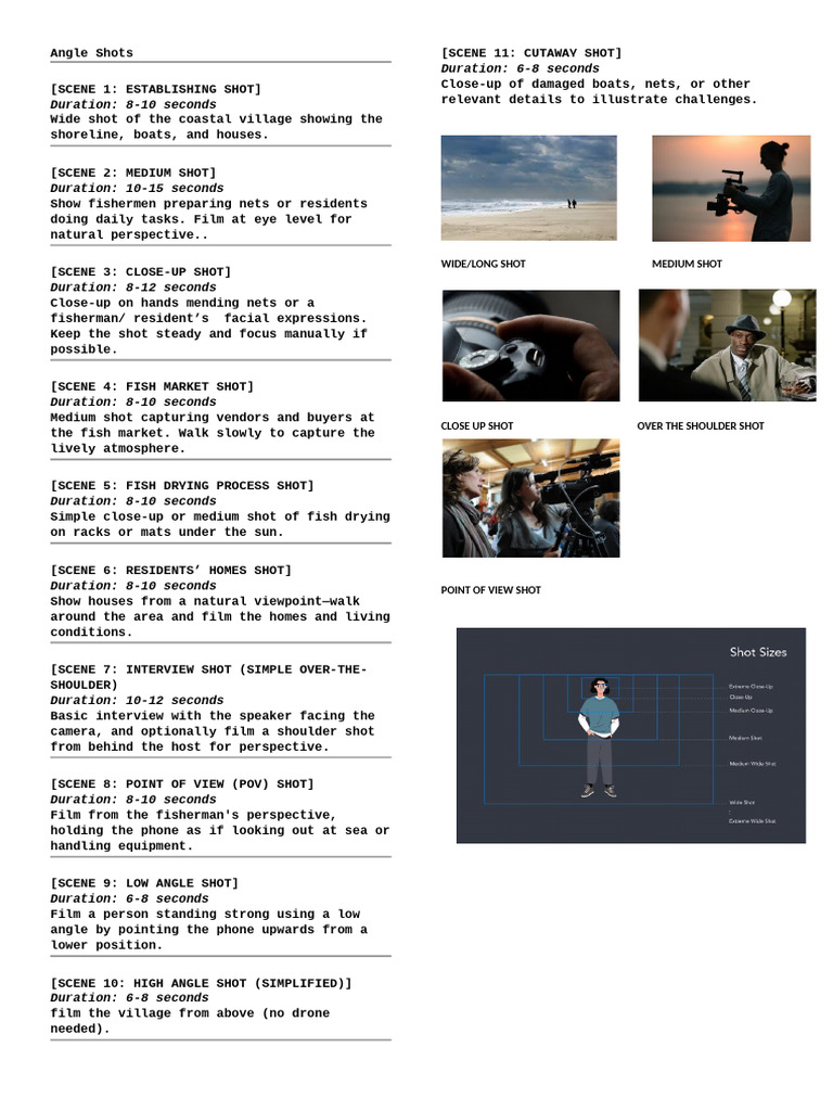 Angle Shots | PDF