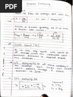 Electric Charges And Field Notes | PDF