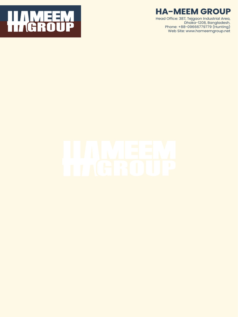 Ha-meem Official Letter Head | PDF