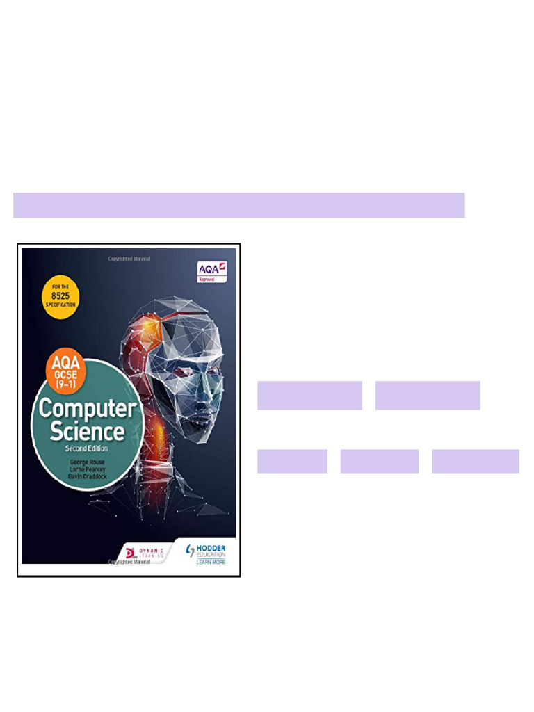 Aqa Gcse Computer Science 2nd Edition George Rouse Lorne Pearcey - ebook and textbook resources ...