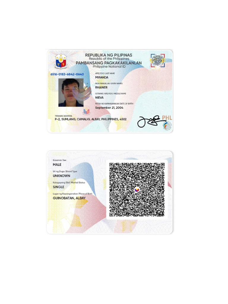 National ID; Xerox Edition | PDF