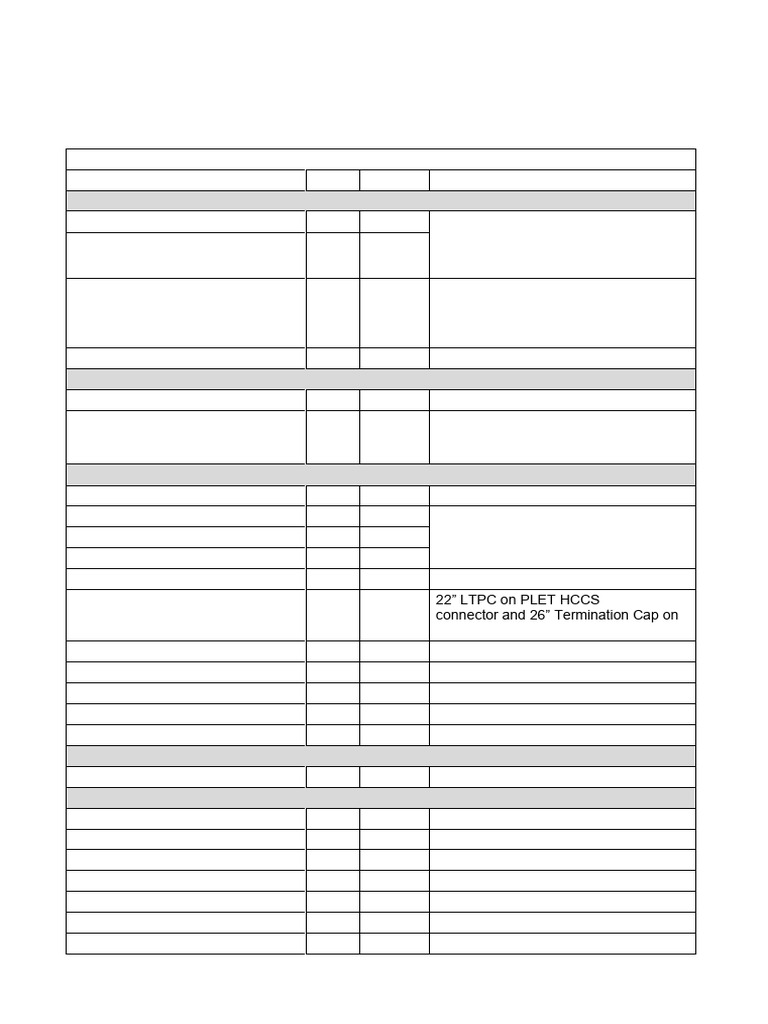 Subsea PLR Data Sheet Overview | PDF | Pipe (Fluid Conveyance ...