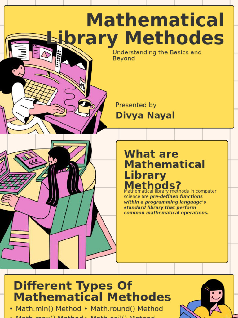 Overview of Mathematical Library Methods | PDF | Trigonometric ...