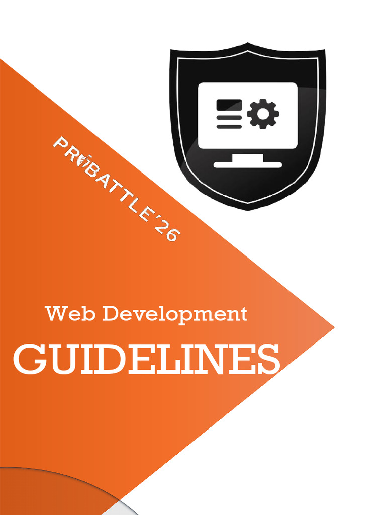 Web Development Competition Guidelines | PDF | Web Development ...