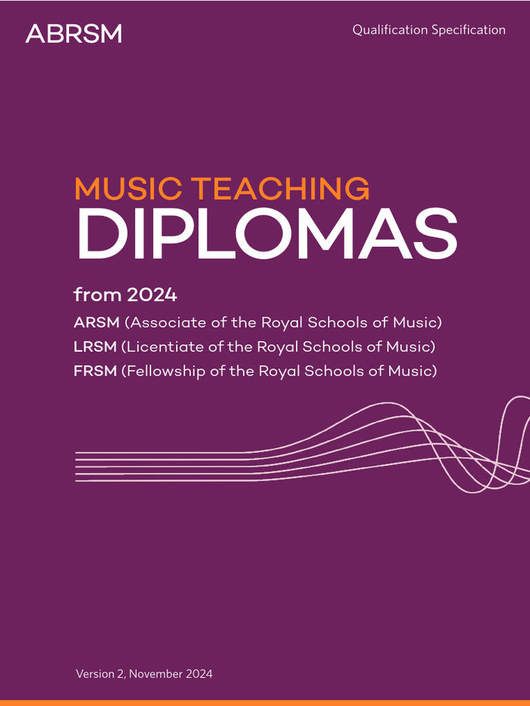 ABRSM Music Teaching Diplomas 2024 | PDF | Teachers | Reflective Practice