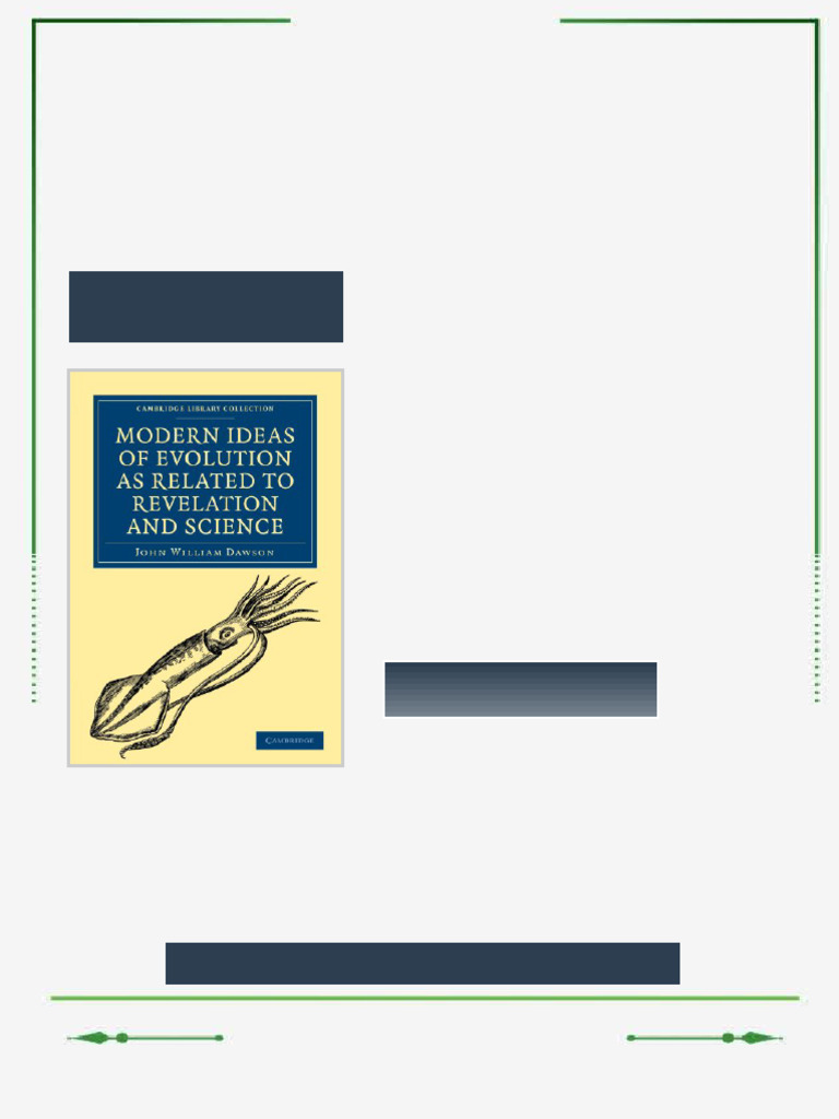 Modern Ideas of Evolution as Related to Revelation and Science 1st ...