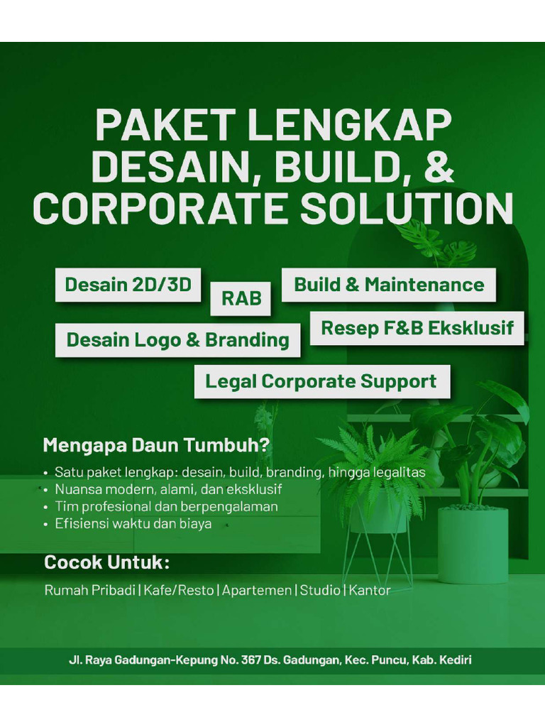 Proposal Design Rumah Dan Usaha | PDF
