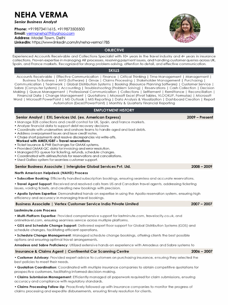 Neha Verma Resume | PDF