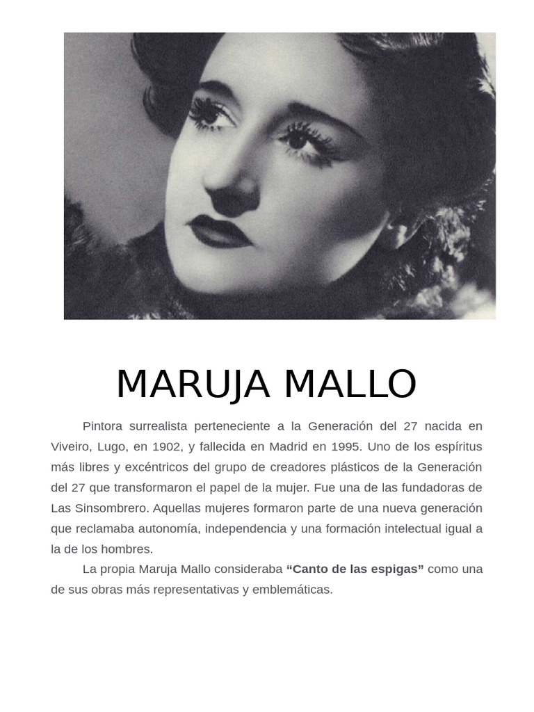 MARUJA MALLO | PDF